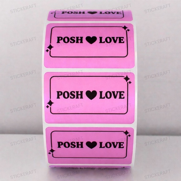 Stickeraft | Office | Posh Love Labels For Poshmark Sellers Cute Thank ...